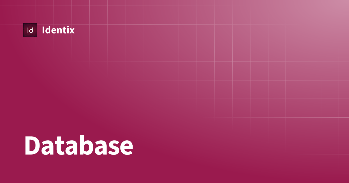 Database | Identix